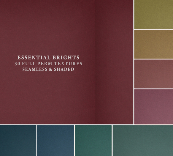 Second Life Marketplace - Essential Brights ♥ 30 full perm wall ...