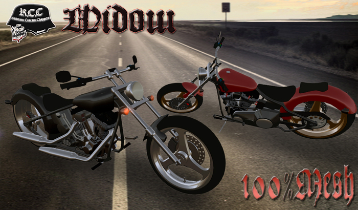 Second Life Marketplace - +RCC+ -Reiteisen Custom Choppers- Widow MESH ...