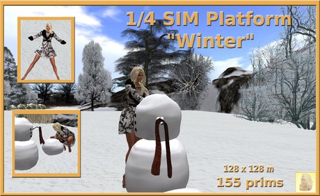 Second Life Marketplace - 1/4 SIM Platform "Winter"