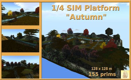 Second Life Marketplace - 1/4 SIM Platform "3 pack"