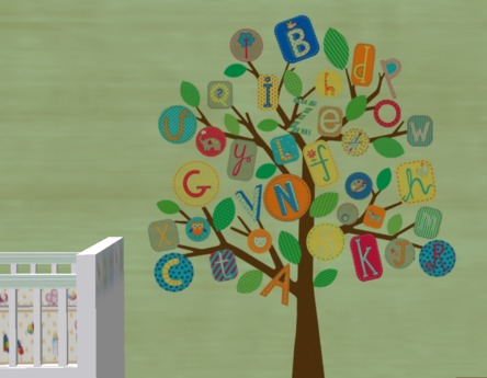 Second Life Marketplace - ABC Tree in Bright Colors