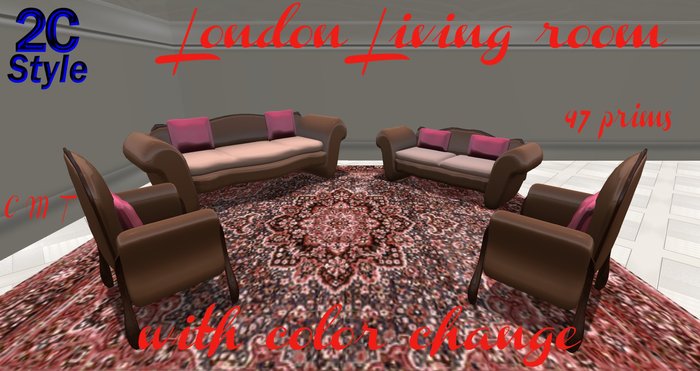 Second Life Marketplace - 2C STYLE-- London Living room
