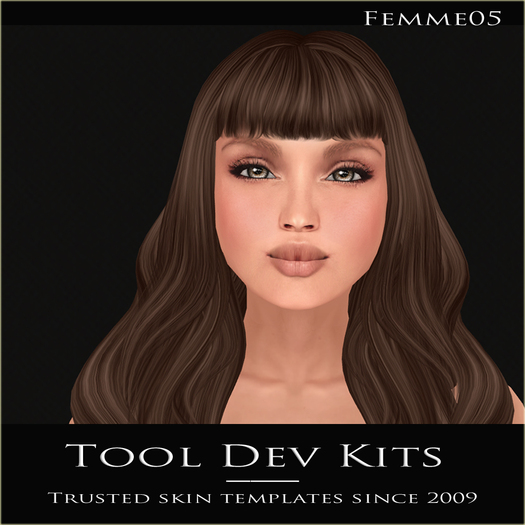 Second Life Marketplace - TOOL dev FEMME05 - skin maker template (1 tone)