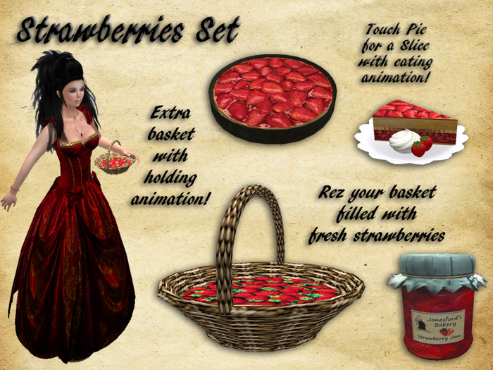 Second Life Marketplace - It's Strawberries Season
