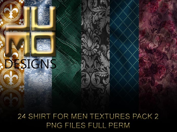Second Life Marketplace - .:JUMO:. Shirts for Men Textures Pack 2