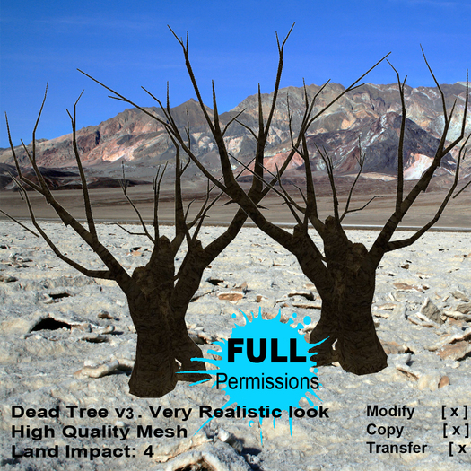 Second Life Marketplace - Dead Tree v3. Full Permission // IMPRESSIVE ...