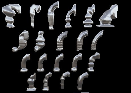 Second Life Marketplace - Sculpted UV Maps - Transition Pieces "GET BENT"