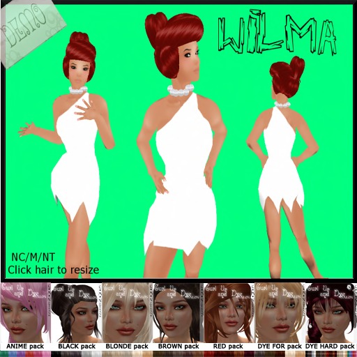 Second Life Marketplace - Cu&D -Wilma- Anime Shades-Blueberry, Cinnamon ...