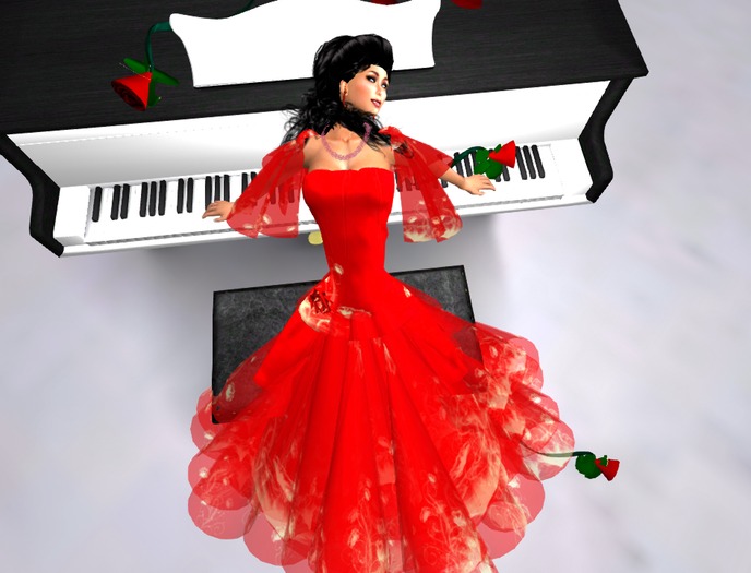 Second Life Marketplace - Red straw relative accessories.