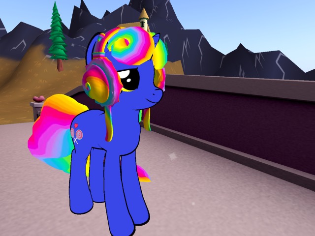 Second Life Marketplace - Pony Rainbow Ear Muffs