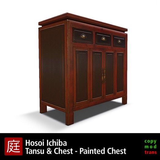 Second Life Marketplace - Tansu & Chest - Painted Chest - 03