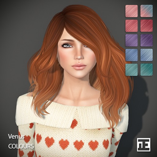 Second Life Marketplace - TRUTH HAIR Venus (Mesh Hair) - colours