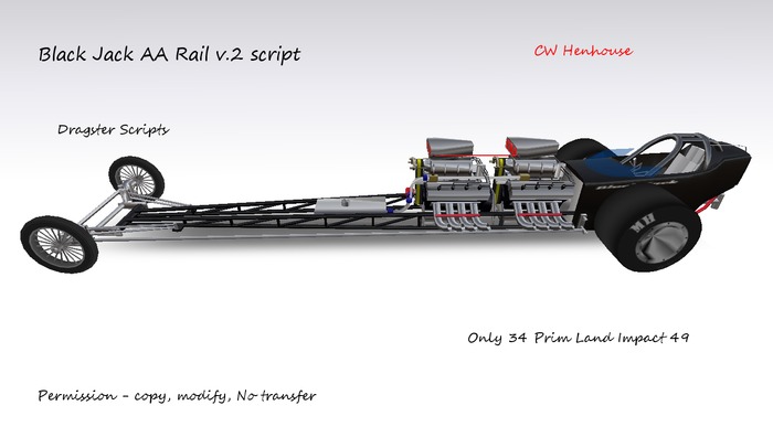 Second Life Marketplace - Black Jack AA Rail V.2.1 Box