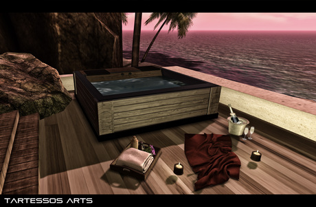Second Life Marketplace - ::TA Resort Jacuzzi Set - Copy
