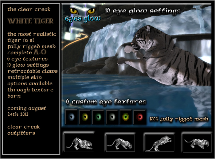 Second Life Marketplace - Closeout Sale Beta Tiger ~ AVATAR
