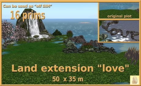 Second Life Marketplace - Land extensions "Love"