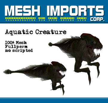 Second Life Marketplace - Mesh Imports -Aquatic Creature BOX