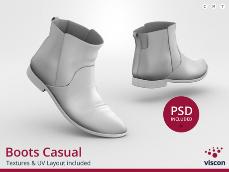 Second Life Marketplace - *viscon* Mesh Boots Casual