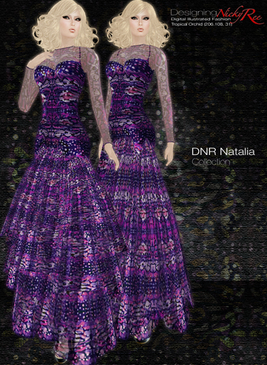 Second Life Marketplace - *DNR* Natalia Collection in Purple