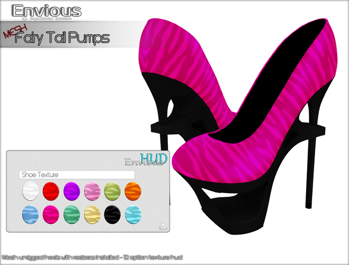 Second Life Marketplace - ::Envious:: Fairy Tail Pumps