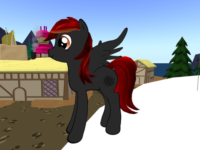 Second Life Marketplace - Pony Red Mane & Tail (EP)