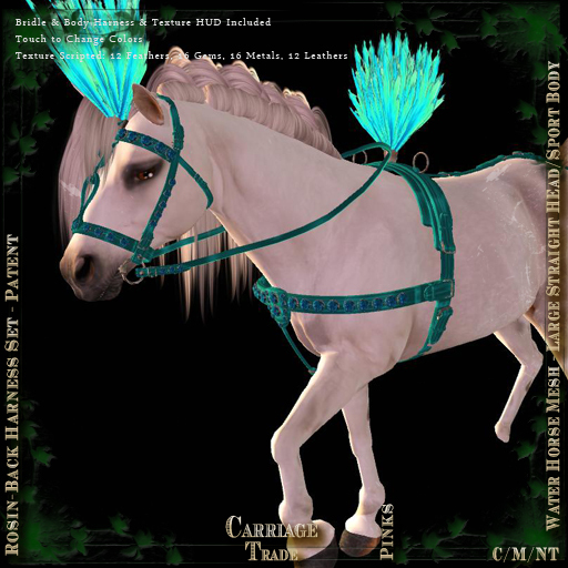 Second Life Marketplace - @CT@ Rosin-Back Harness Set WHM-L Boxed Patent
