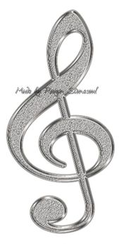 Second Life Marketplace - Music Note Silver Clef