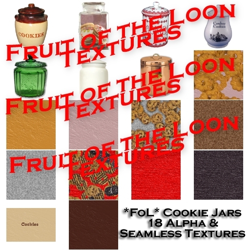 Second Life Marketplace - *FoL* Cookie Jar Textures
