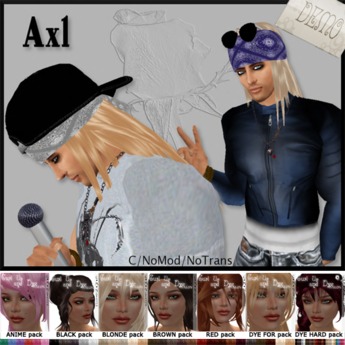 Second Life Marketplace - Cu&D -Axl- Too Dye For-Licorice, Sen Sen ...