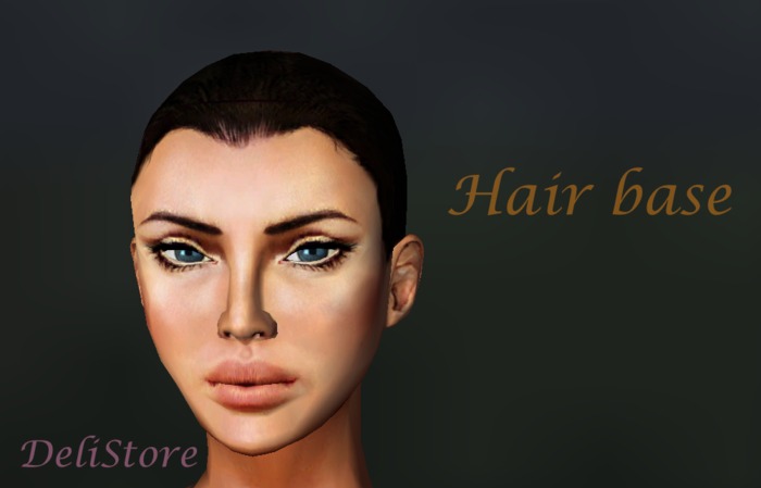 Second Life Marketplace - !::DeliStore::! -Hair Base Dark