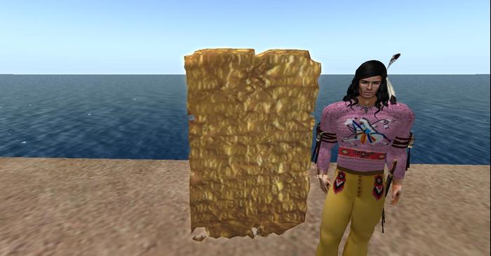 Second Life Marketplace - Aztec Gold Tablets Mexican Native Indian ...