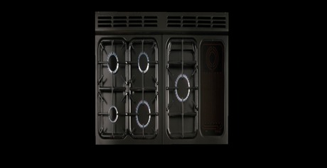 Second Life Marketplace - Range gas 5 burner hob full perms texture