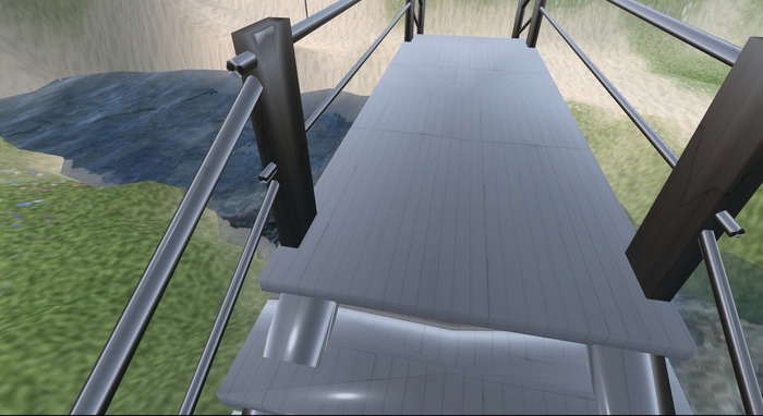 Second Life Marketplace - Low prims metal Bridge