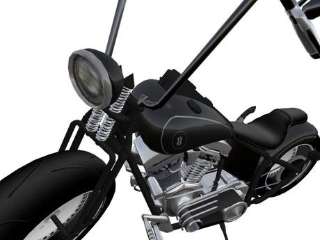 Second Life Marketplace - The Works - 8 BALL BIKE PAINT (bike paint only)