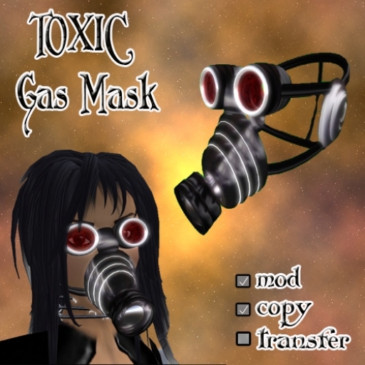 Second Life Marketplace - Toxic Gas Mask black