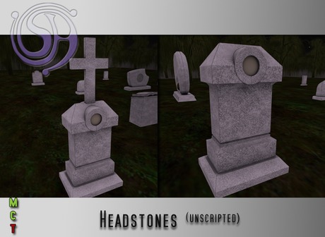 Second Life Marketplace - SA Headstones (Unscripted)