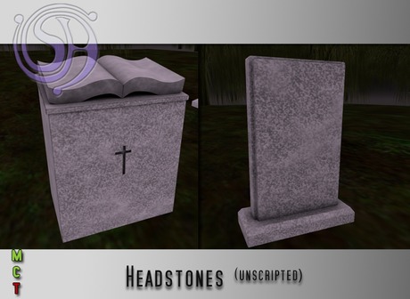 Second Life Marketplace - SA Headstones (Unscripted)