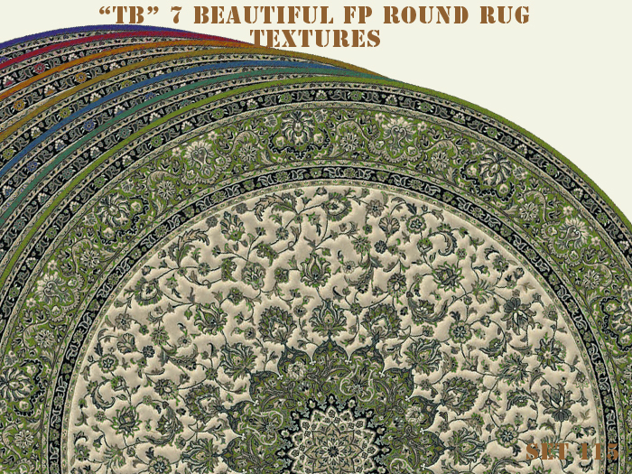 Second Life Marketplace - Twice Baked 7*2 high quality round rug ...
