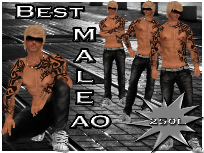 Second Life Marketplace - Best Male AO Wenster