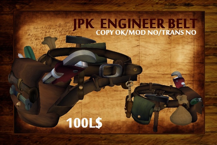 Second Life Marketplace - **JPK Engineer Belt BOX