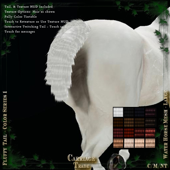 Second Life Marketplace - @CT@ Fluffy Tail Set WHML BOXED Color Series 1