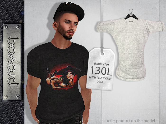 Second Life Marketplace - =PVQ= Bandita Tee