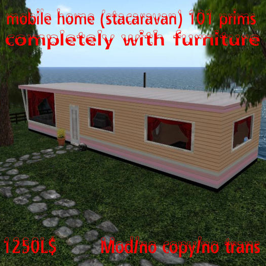Second Life Marketplace - Stacaravan M.N (Trailerpark trailer) 101 ...
