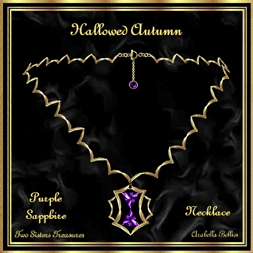 Second Life Marketplace - TST - HALLOWED AUTUMN PURPLE SAPPHIRE ...