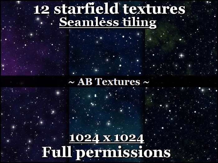Second Life Marketplace - 12 starfield textures 1024x1024 Seamless ...