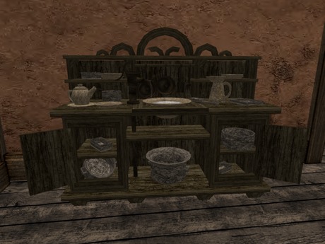 Second Life Marketplace - medieval sink basin