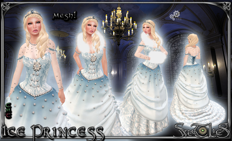 Second Life Marketplace - *** PROMO *** Ice Princess Blue Outfit ...