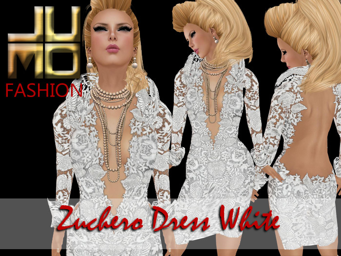 Second Life Marketplace - .:JUMO:. Zuchero Dress White