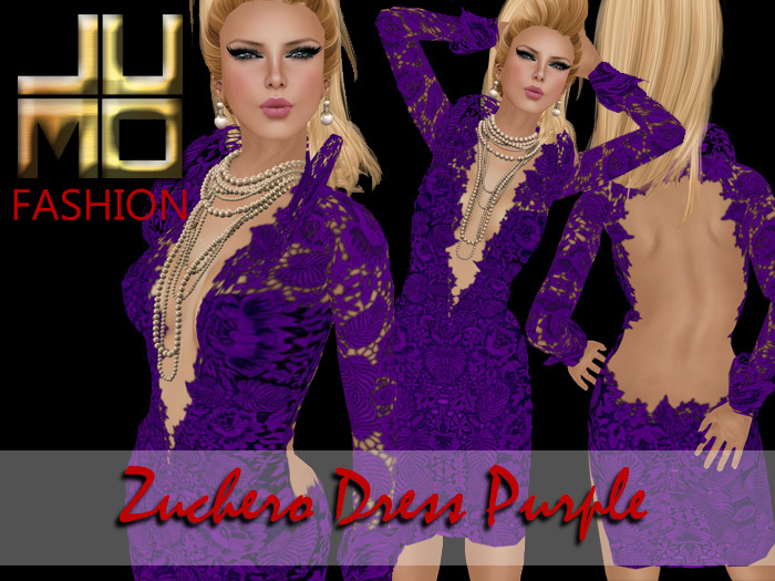Second Life Marketplace - .:JUMO:. Zuchero Dress Purple