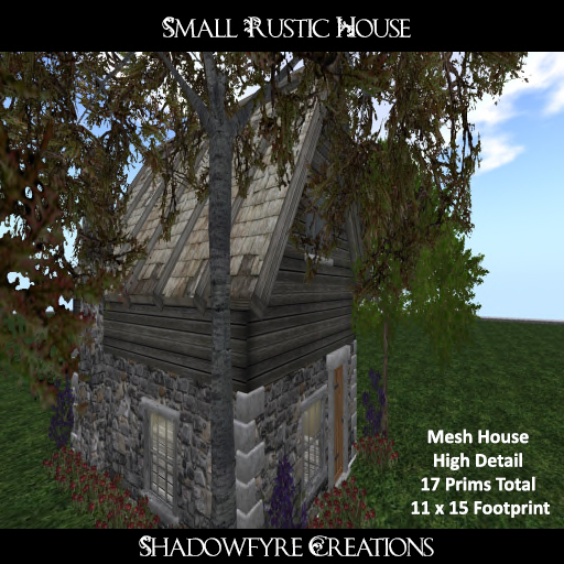Second Life Marketplace - Small Rustic House
